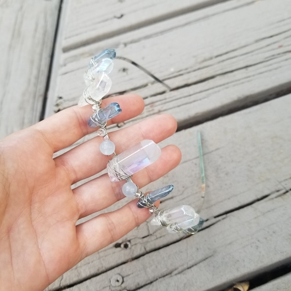 Accessories | Raw Crystal Handmade Renaissance Tiara | Poshmark